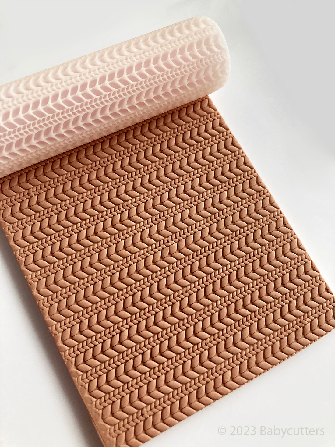 Knitted Plaits Pattern Roller - Texture Roller Polymer Clay Stamps - P ...