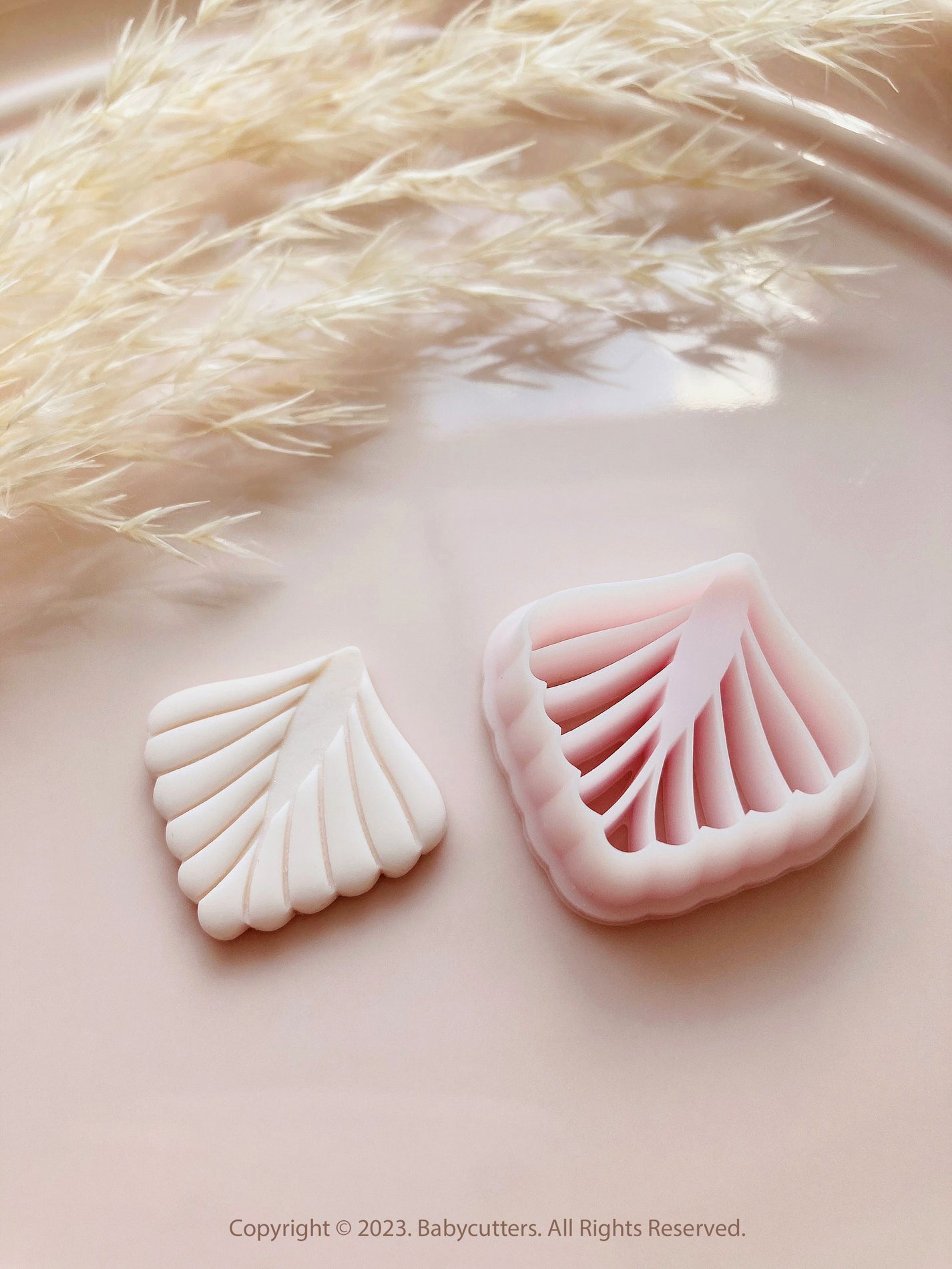 Art Deco Style Original Scallop Shell Fan Cutter Shape – babycutters